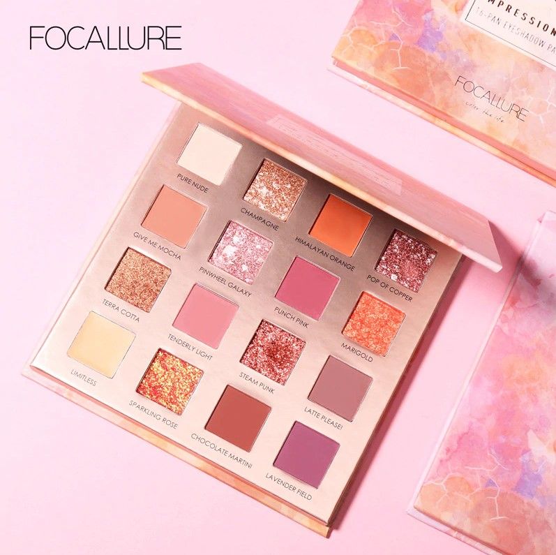 TripleClicks.com: 16 Colors Sunrise Glitter Eyeshadow Palette