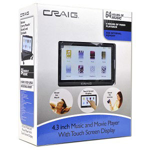 TripleClicks.com: Craig CMP641F 4GB USB MP3 Digital Music/Video Player ...