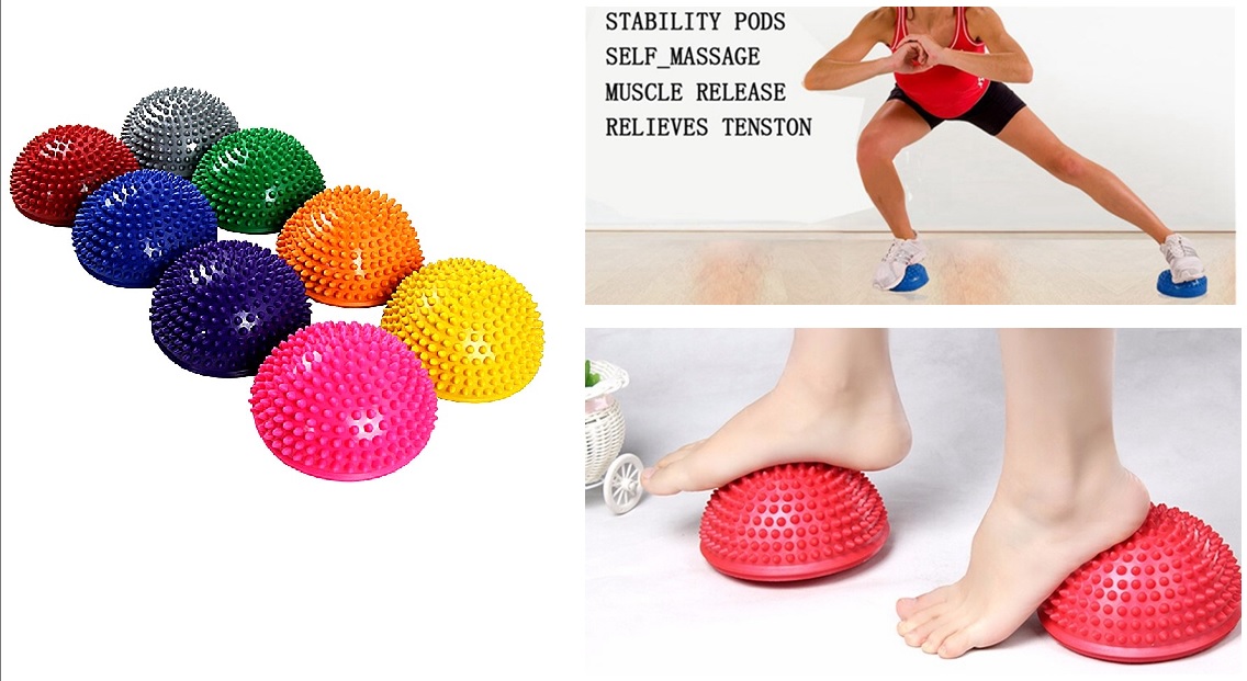 TripleClicks.com: 2 x Yoga Balance Spiky Massager Ball Stepping Stone ...