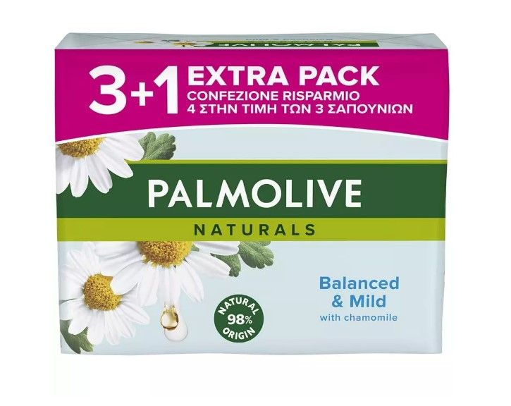 TripleClicks.com: Palmolive sapun Camomille&Vitamin E 90g 3+1 gratis