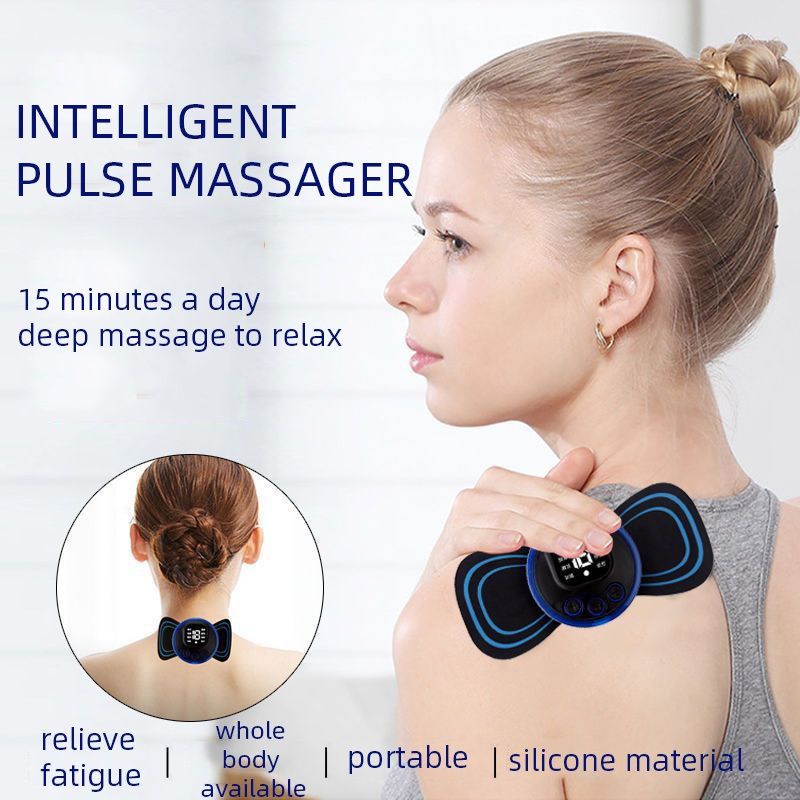 TripleClicks.com: LCD Display EMS Neck Stretcher Electric Massager