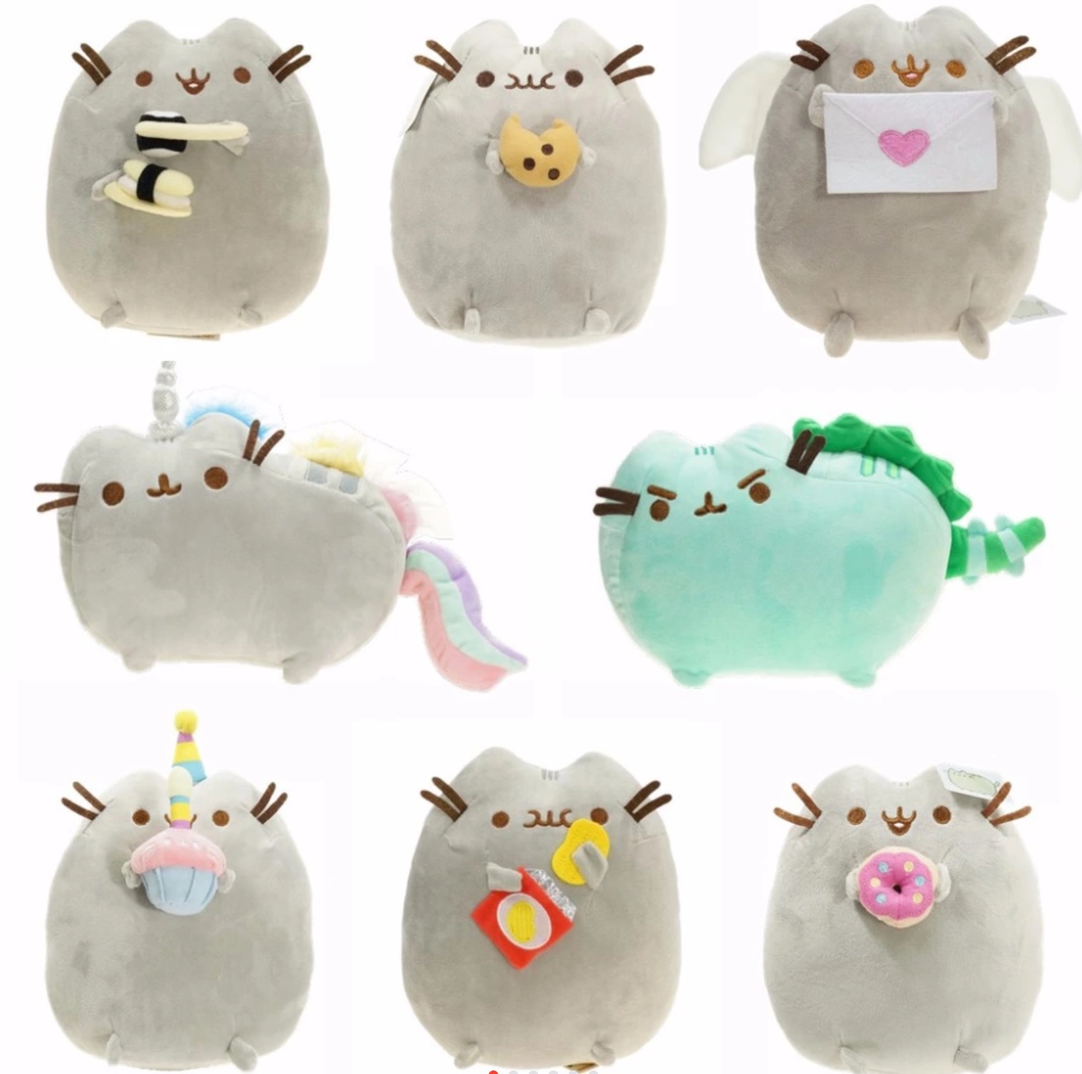 TripleClicks.com: New 2017 Kawaii Brinquedos Pusheen Cat Sushi Angel ...