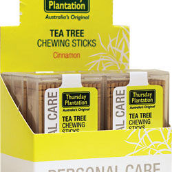 TripleClicks.com: Cinnamon Chewing Sticks, Thursday Plantation Tea Tree