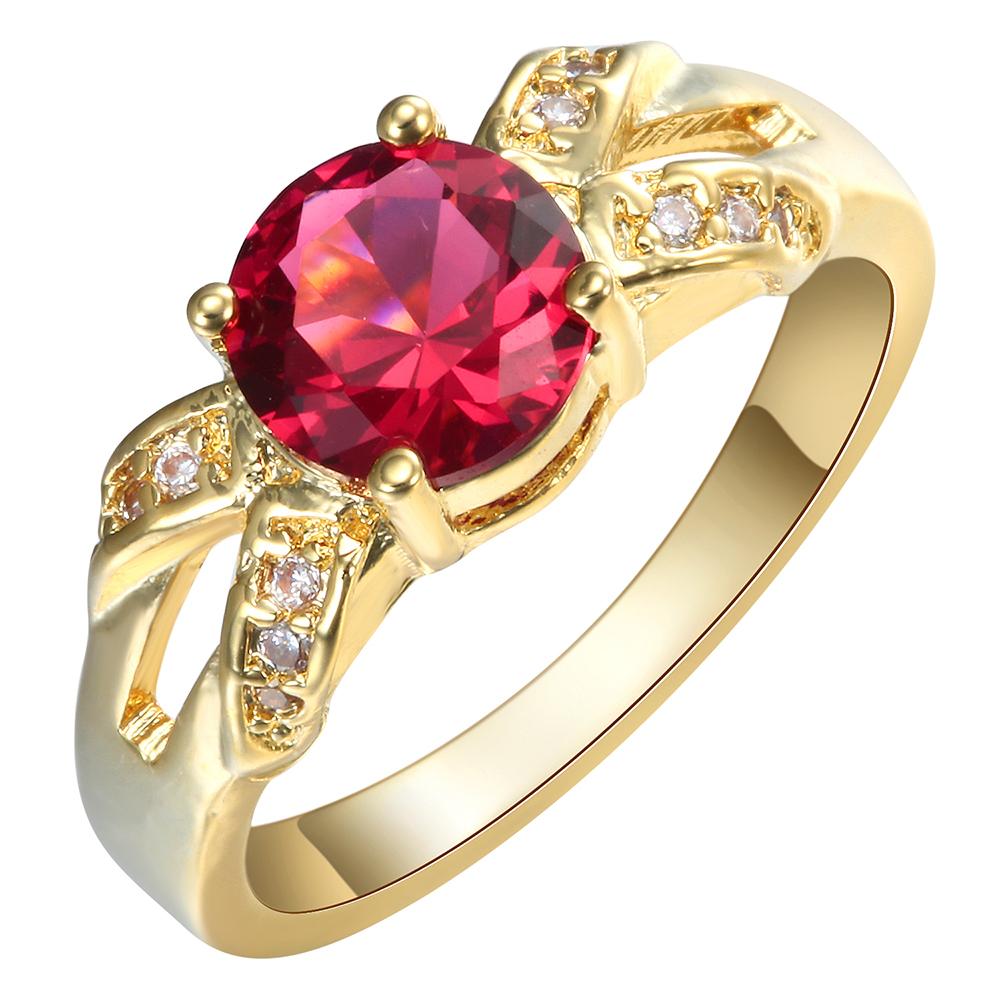 TripleClicks.com: FREE SHIPPING-Pretty Red Cubic Zirconia Women Ring ...