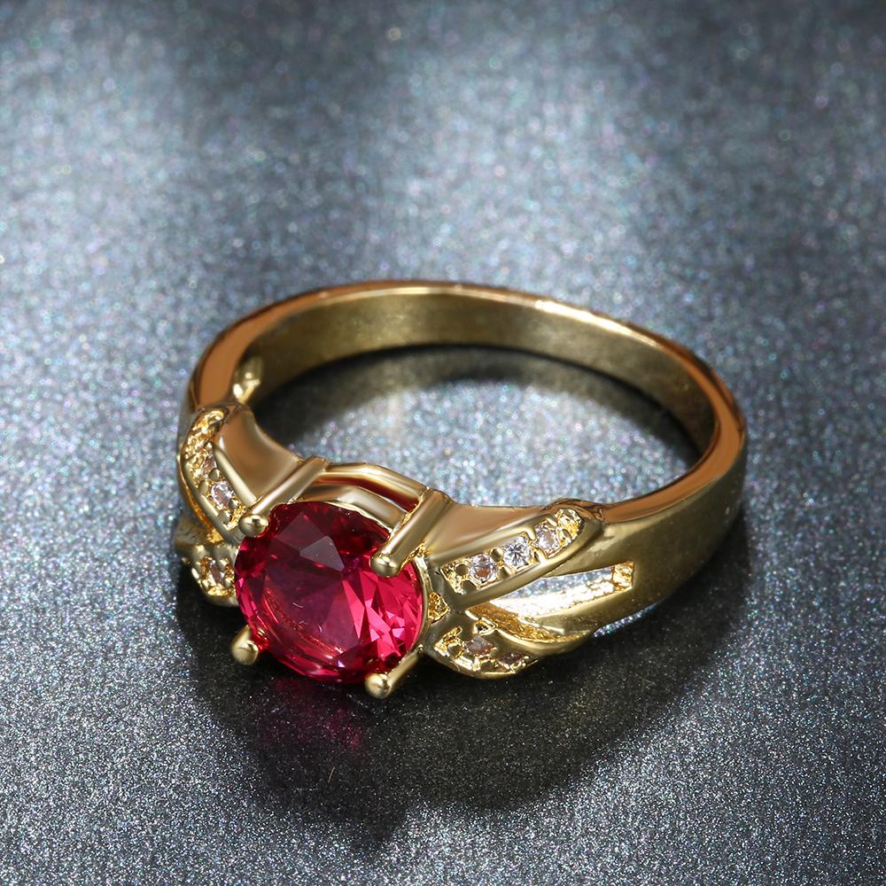 TripleClicks.com: FREE SHIPPING-Pretty Red Cubic Zirconia Women Ring ...